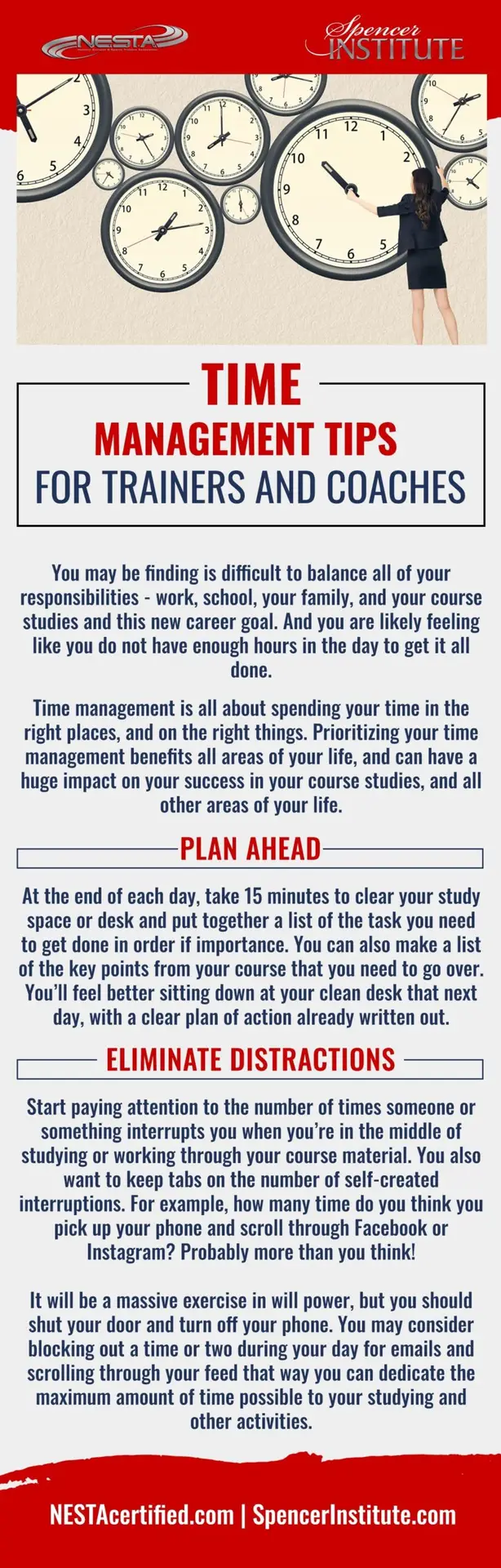 Time Management Tips for Coaches and Trainers | Spencer Institute